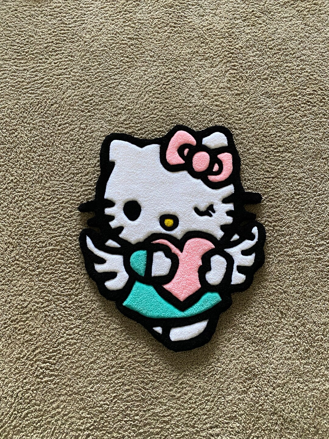 M.T.O Hello Kitty Angel Custom Tufted Rug - Etsy