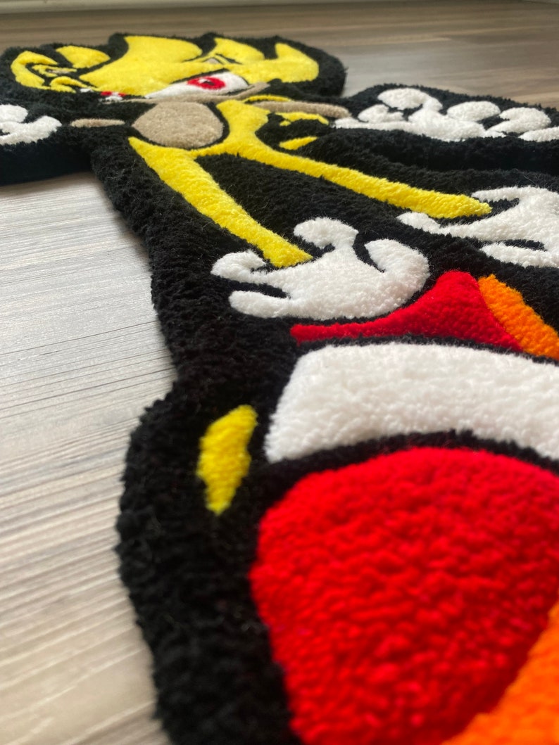 Super Sonic Custom Tufted Rug - Etsy