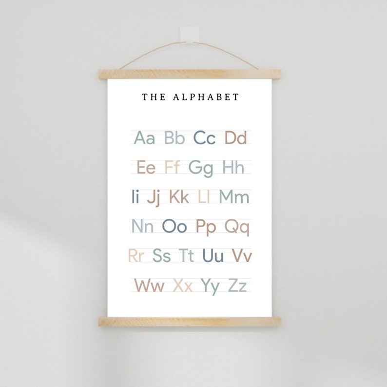 Montessori Educational Posters • 6 • Homeschool, Nursery, Playroom ...