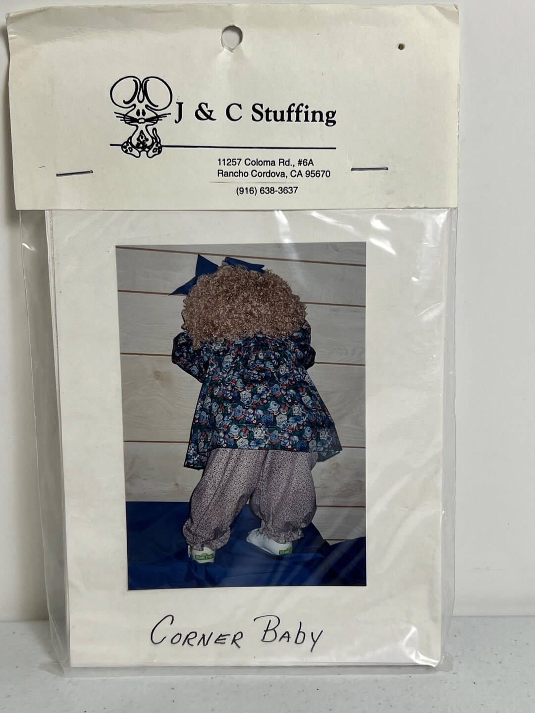 J & C Stuffing Corner Baby Stuffed Craft Sewing Pattern Kit Time Out - Etsy