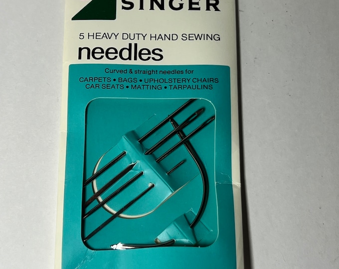 Singer Package of 5 Heavy Duty Hand Sewing Needles C 500 Vintage - Etsy