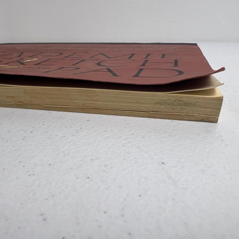 VTG Académie Sketch Pad Paper Artist Ink Watercolor Pastel Crayon ...