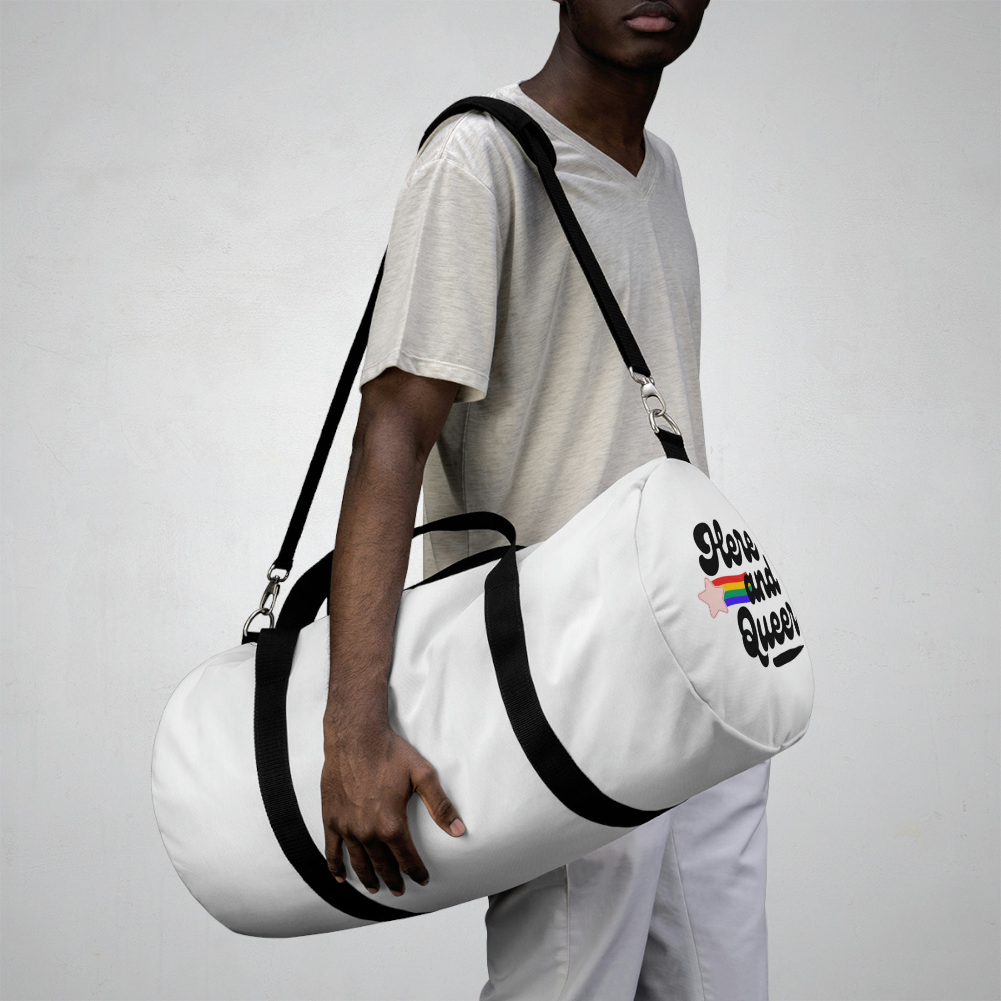 Duffel Bag | Happy Pride | Athlete Bag | Gym Bag | Travel Bag | Queer ...