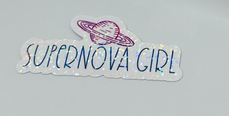 Supernova Girl Sticker | Zenon Inspired | Vintage Disney - Etsy