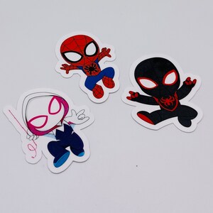 Spidey and Friends Sticker Set Spider-man Inspired Stickers - Etsy