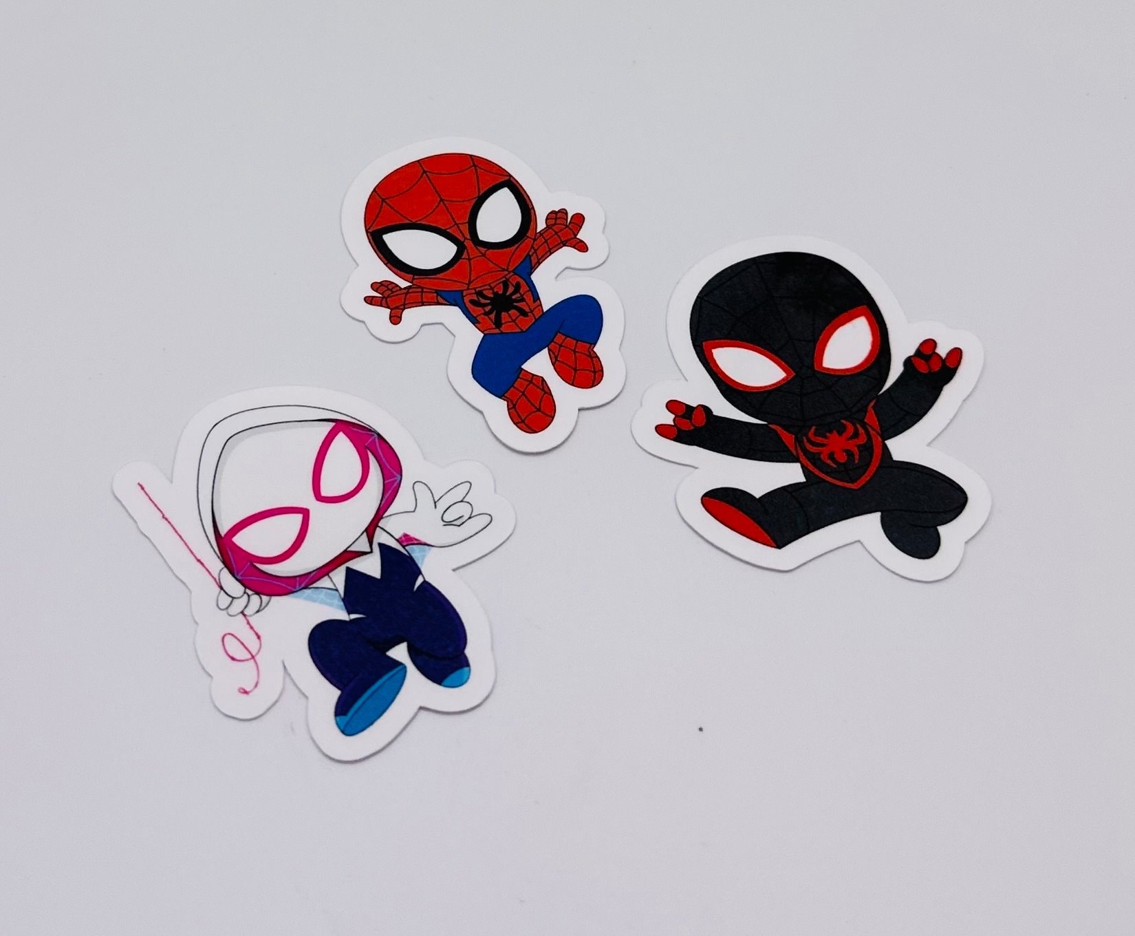 Spidey and Friends Sticker Set Spider-man Inspired Stickers - Etsy