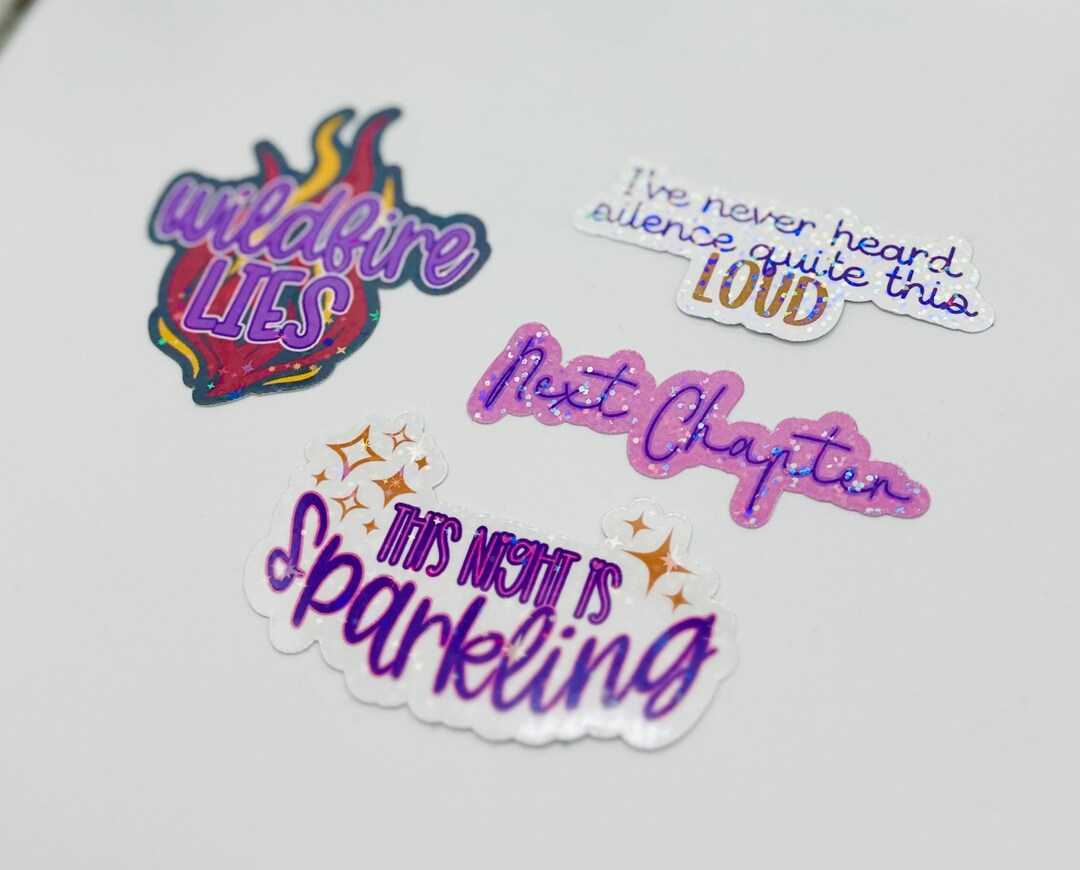Speak Now Sticker Pack Taylor Swift Inspired Sticker Set - Etsy