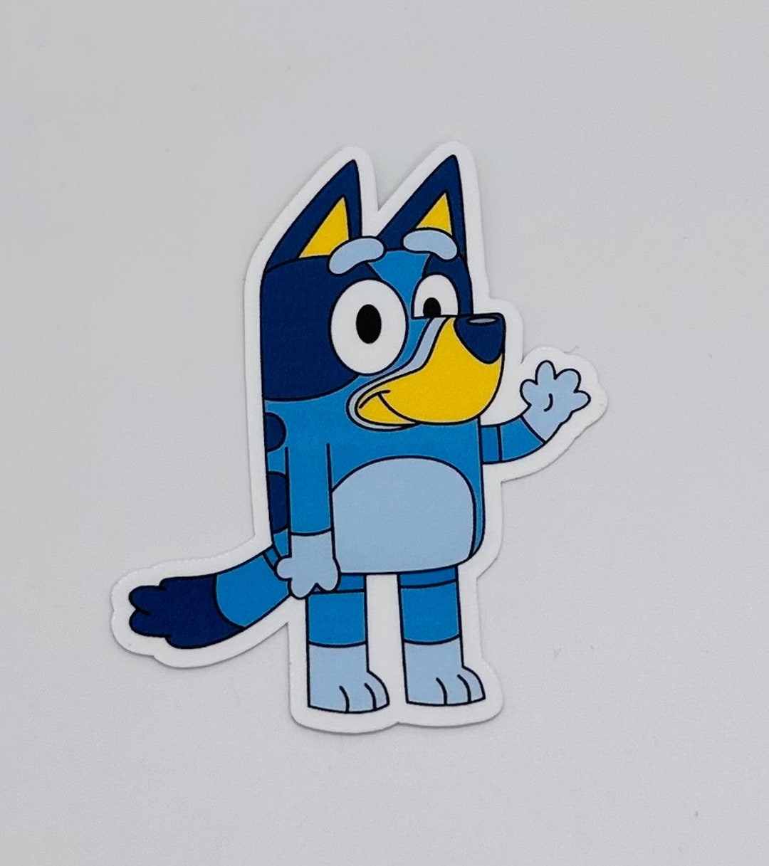 Bluey Waving Sticker Disney Inspired - Etsy