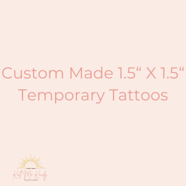 Custom Tattoos - Etsy