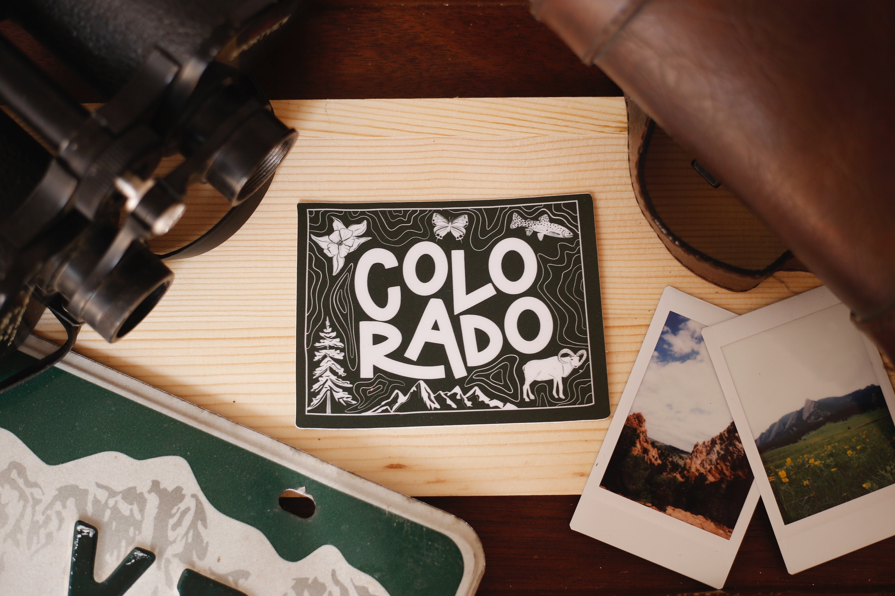 Colorado Vinyl Sticker With State Symbol Illustrations | State Stickers ...