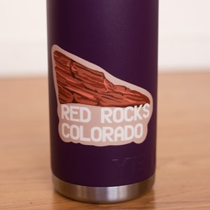 Red Rocks Colorado Sticker - Etsy