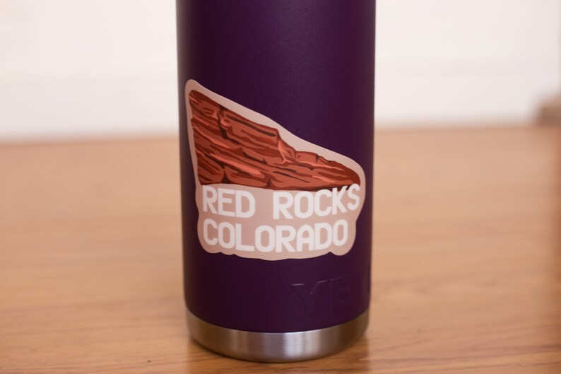 Red Rocks Colorado Sticker - Etsy