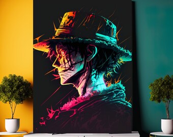 Monkey D Luffy Wall - Etsy