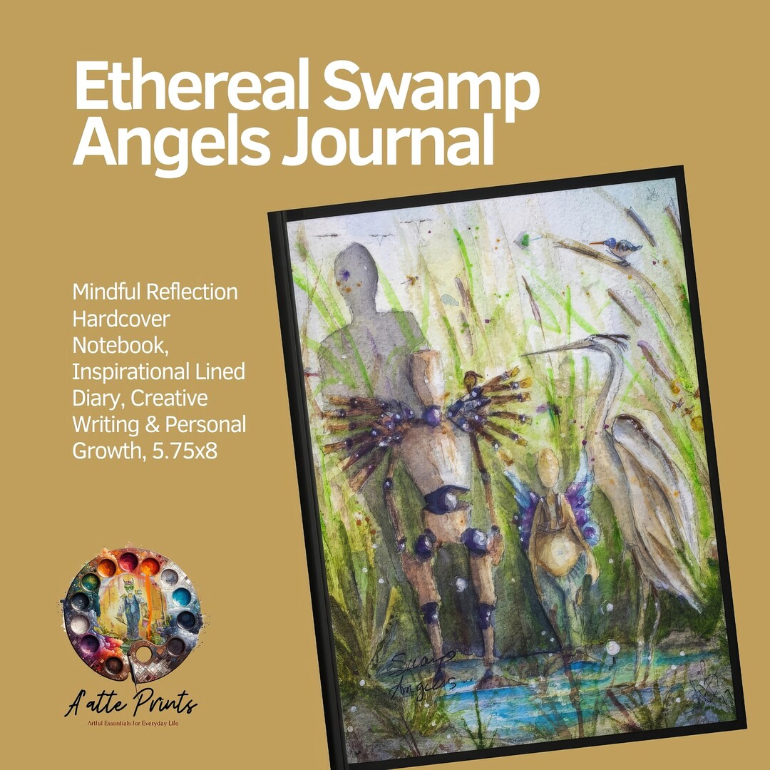 Ethereal Swamp Angels Journal Mindful Reflection Hardcover Notebook ...