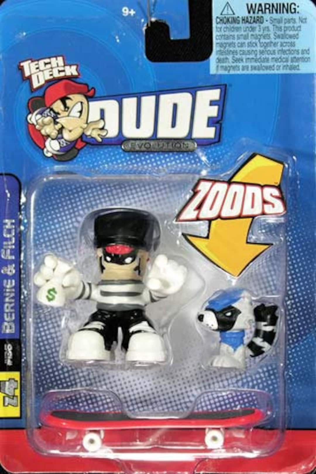 Tech Deck Dude Zoods # 136 Bernie & Filch Z4 New - Etsy