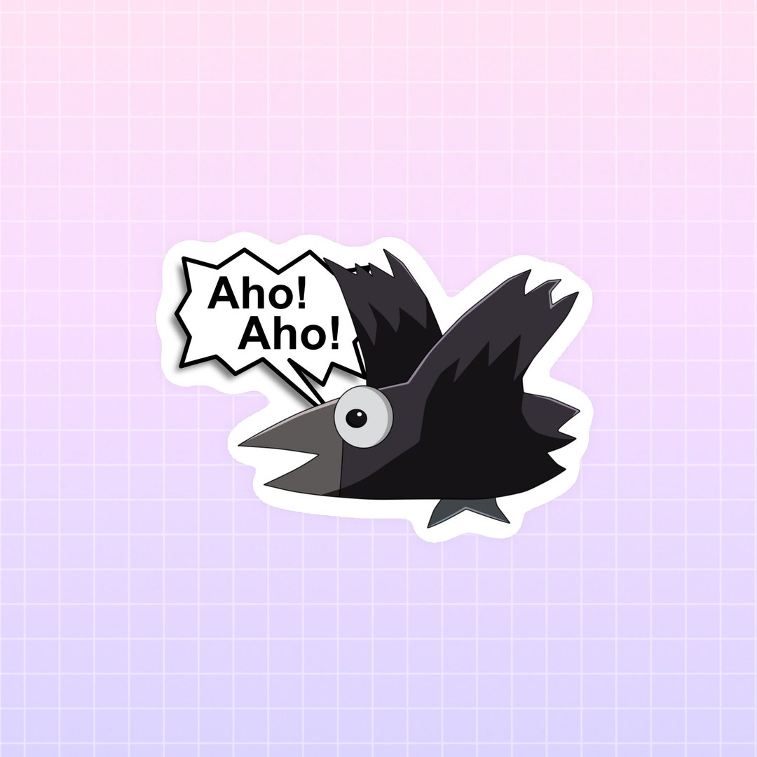 Naruto Bird Aho Bird Die Cut Sticker Naruto Sticker Aesthetic Laptop ...