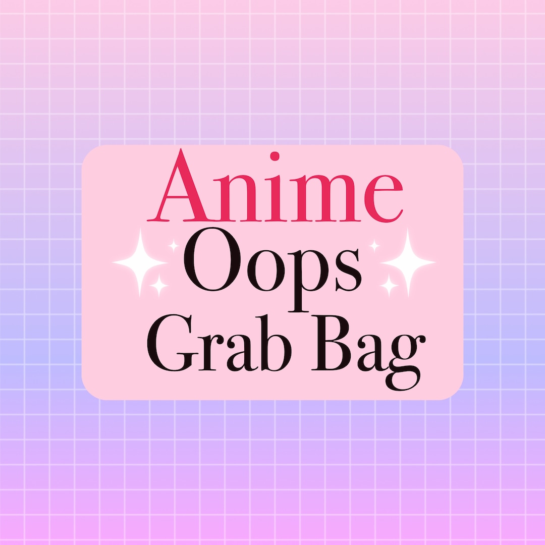Anime Oops Grab Bag Stationery Mystery Grab Bag Kawaii Anime Sticker ...