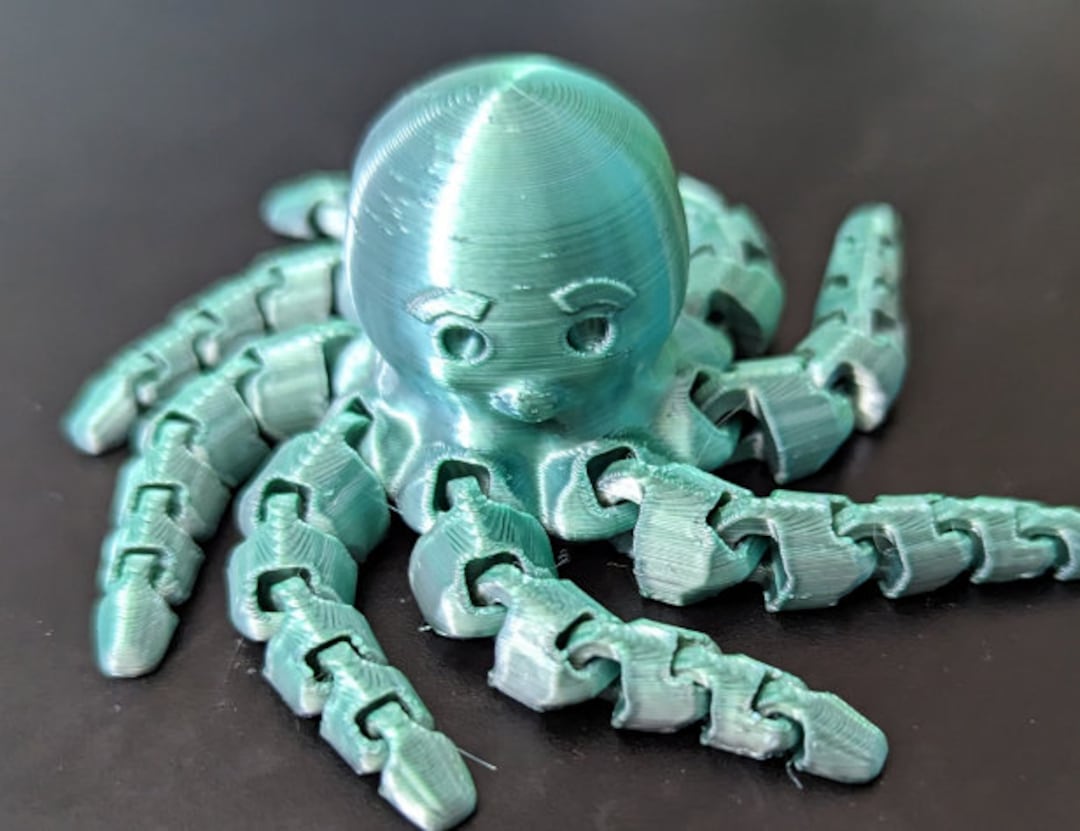 3D Printed Articulated Octopus - Etsy