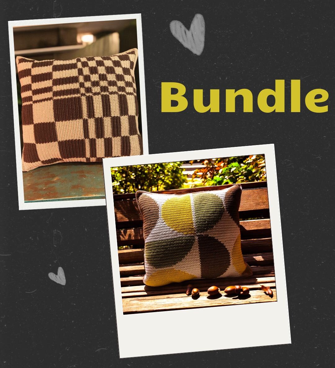 Crochet Pillowcase Pattern BUNDLE: Mid-century Modern Tapestry (PDF ...