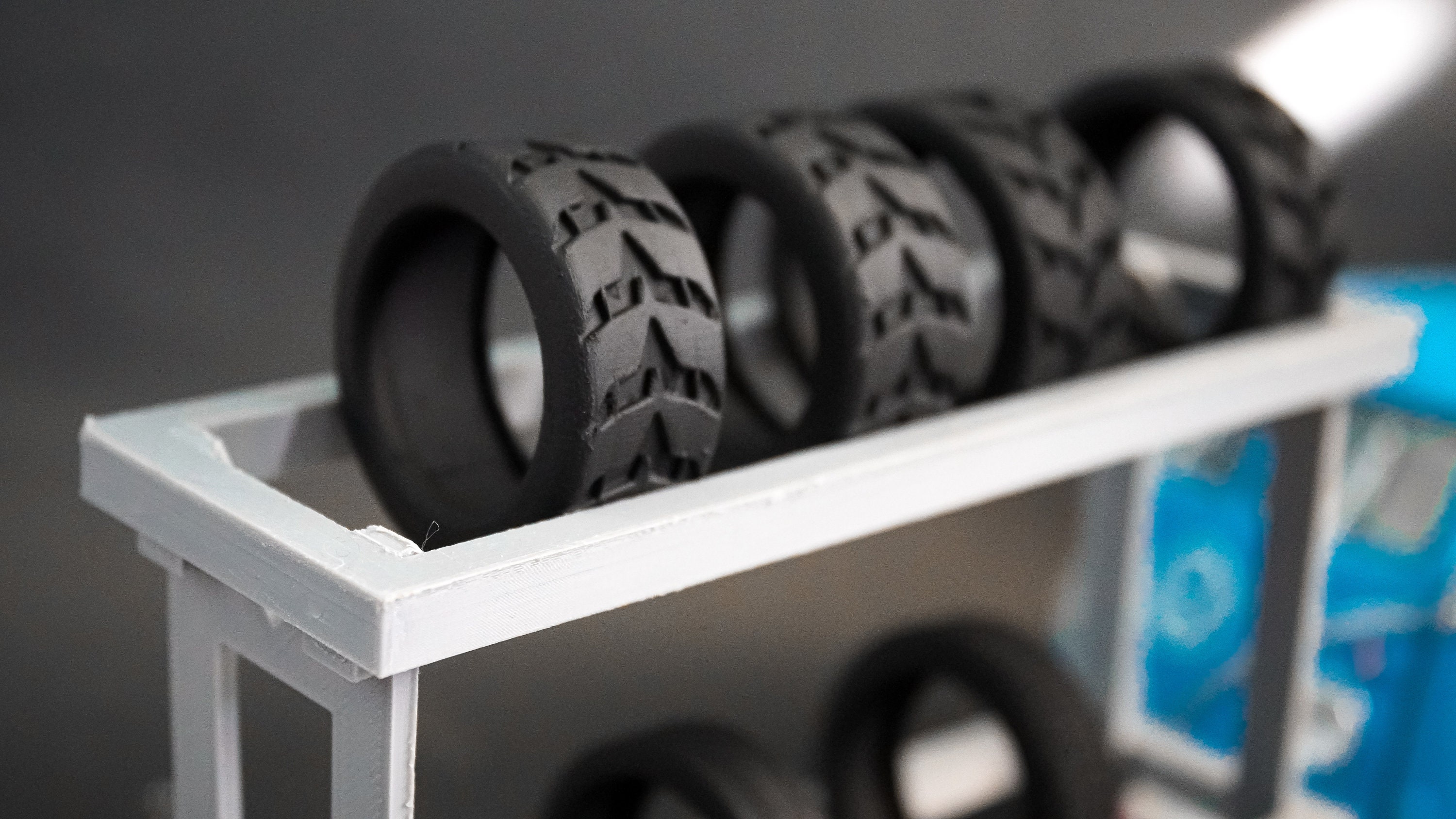1:18 Tire Storage Rack With Rigid Prop Tires - Etsy