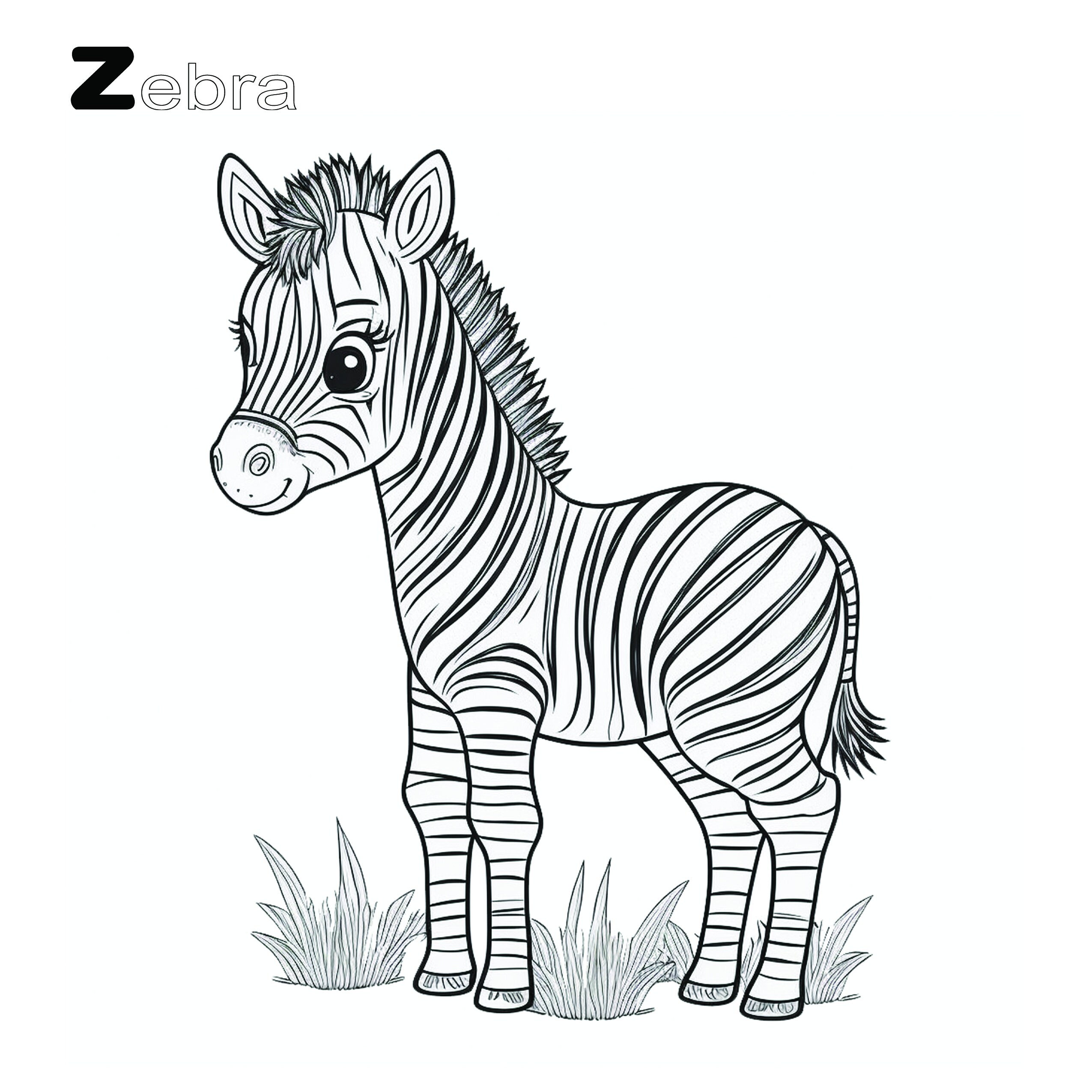 Alphabet Safari: Adventures in Coloring - Etsy