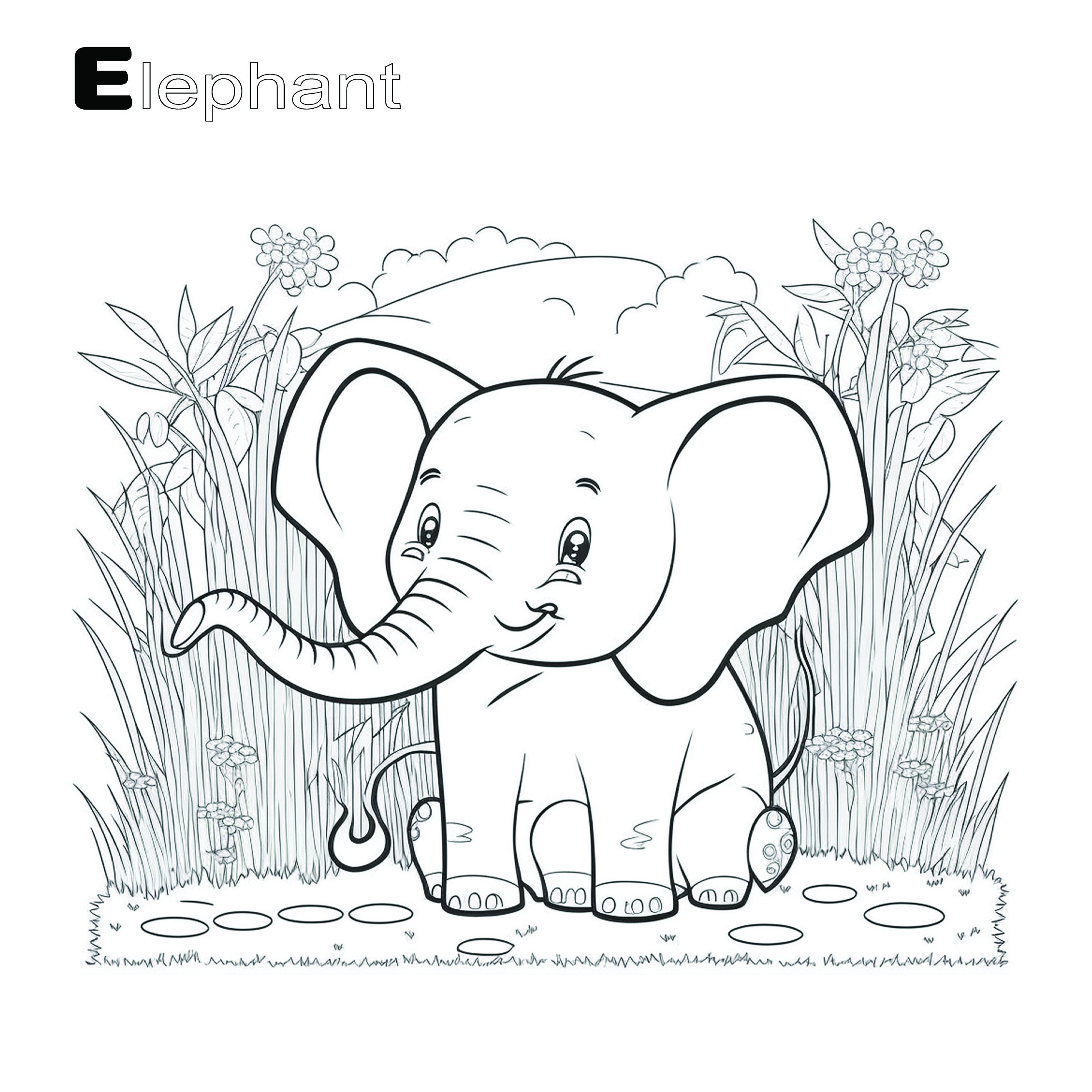 Alphabet Safari: Adventures in Coloring - Etsy
