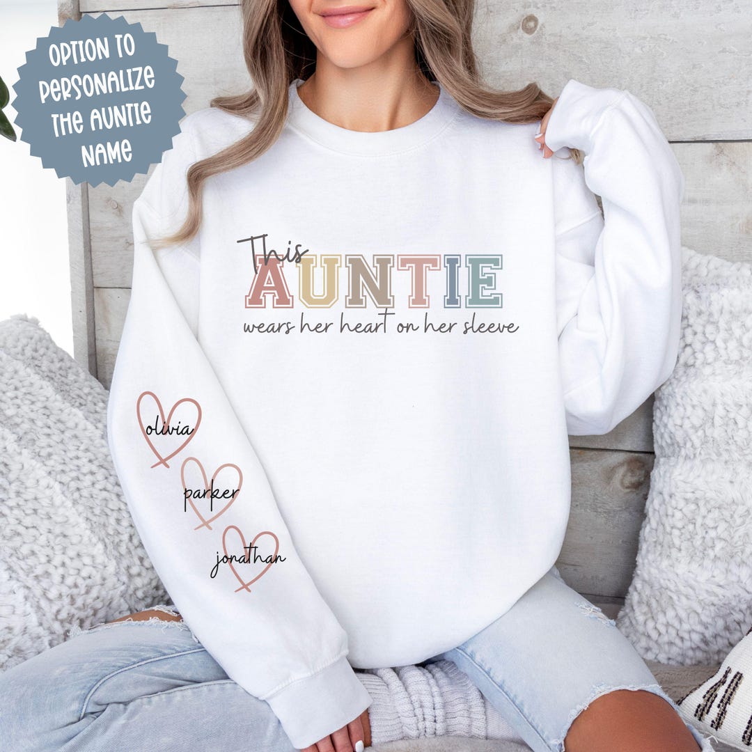 Custom Aunt Shirt, Cool Aunts Club Tee, Auntie Shirt, New Aunt Gift ...