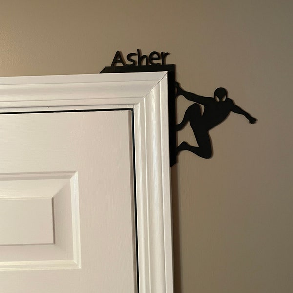 Spiderman Personalized Door Sign - Etsy