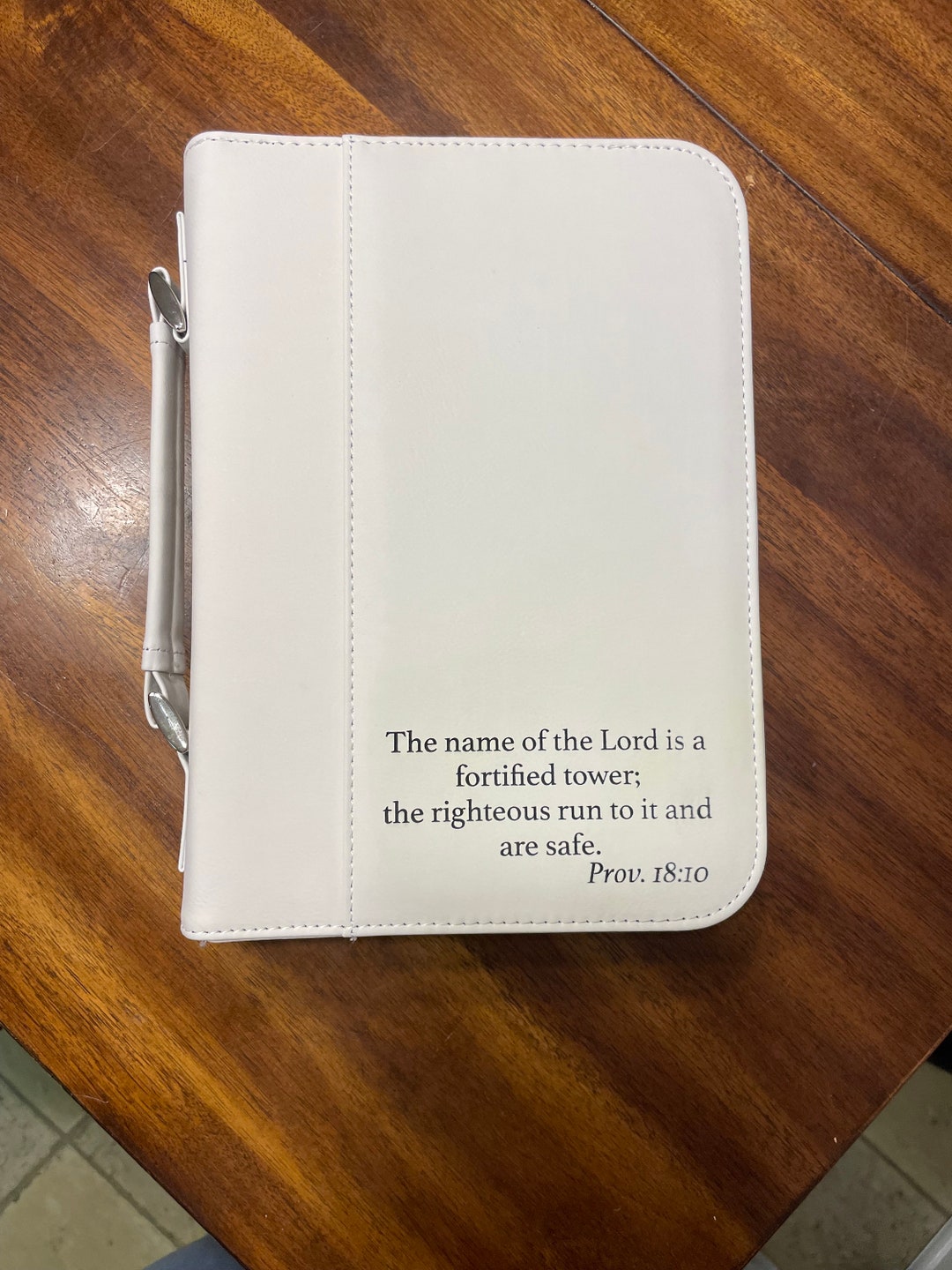 Personalized Faux Leather Bible Cover With Custom Engraving - Etsy