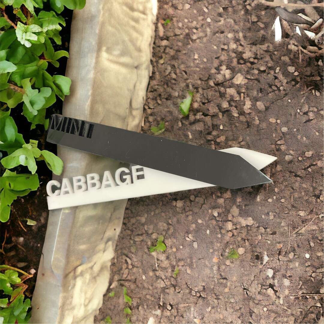 Garden Label Stakes/markers, Name Tag Cut Out Design for Plants ...