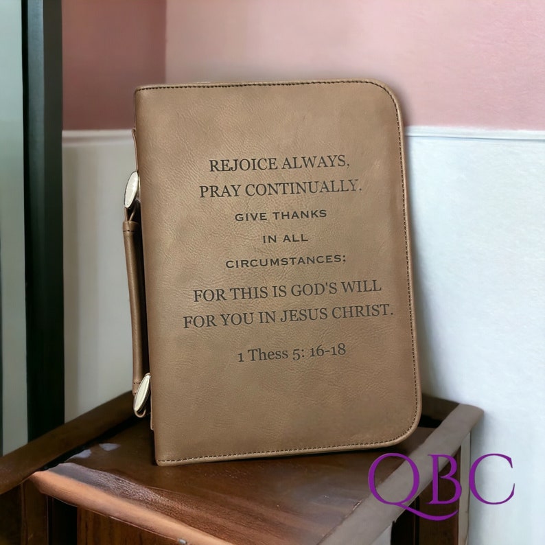 Personalized Faux Leather Bible Cover With Custom Engraving - Etsy