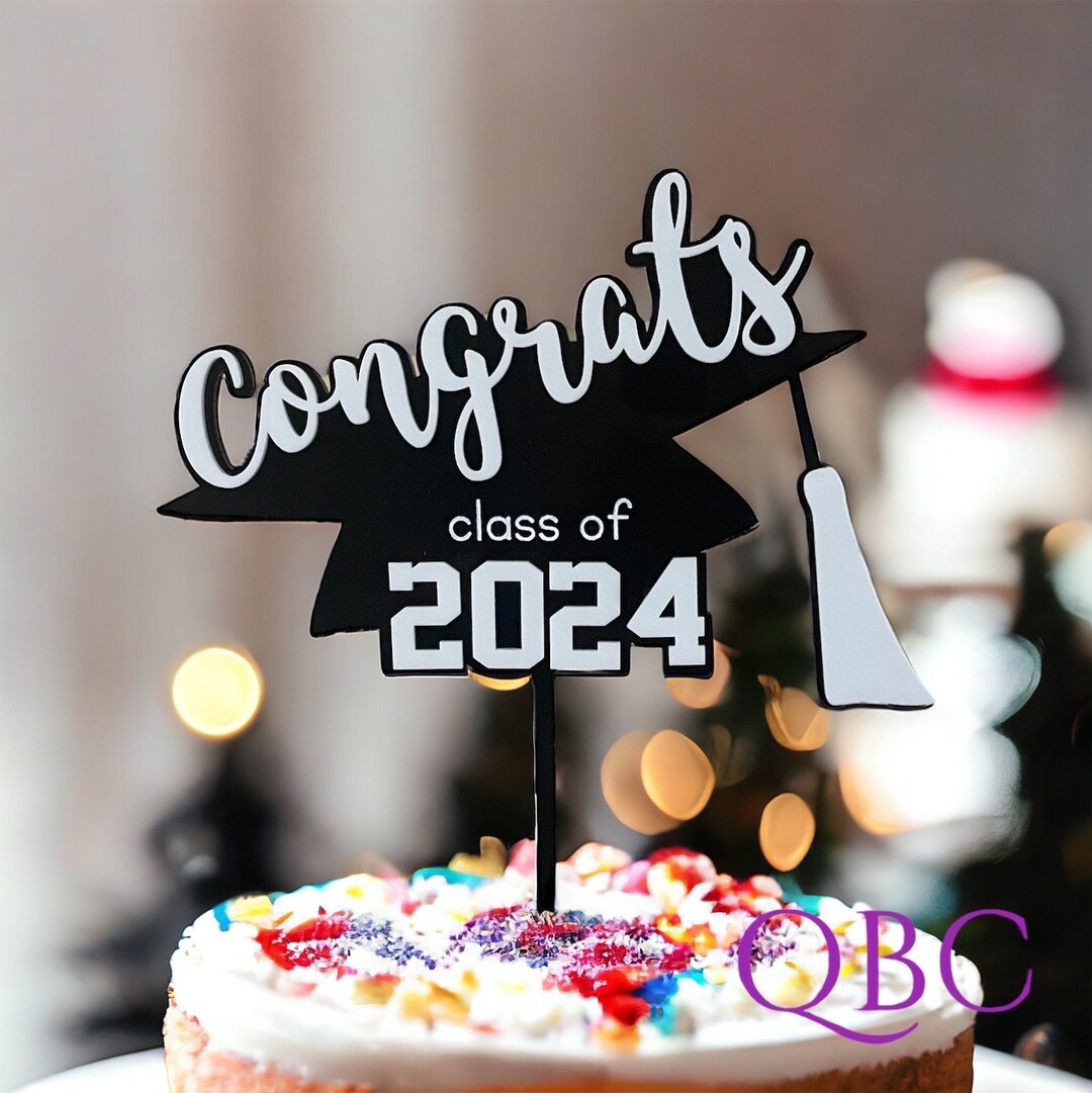 Graduation Cake Topper 2025 Grad Party Decor Cake Decoration Gifts for ...