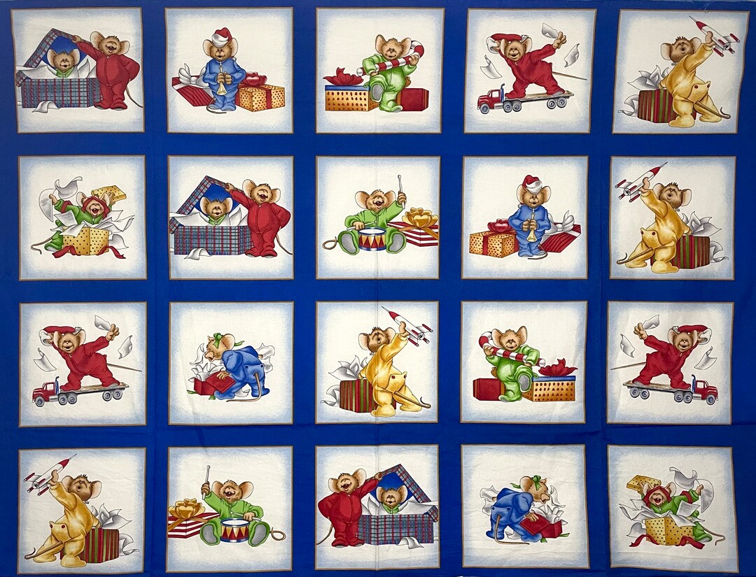 Christmas Joys and Toys by Perry Wahe and Maywood Studios 100% - Etsy