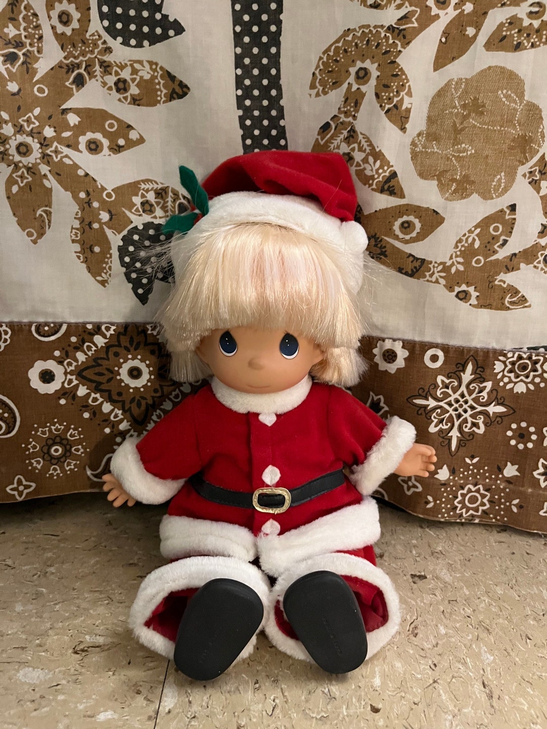 Santa Claus Christmas Doll Precious Moments Collection 12" Elf Dolls ...
