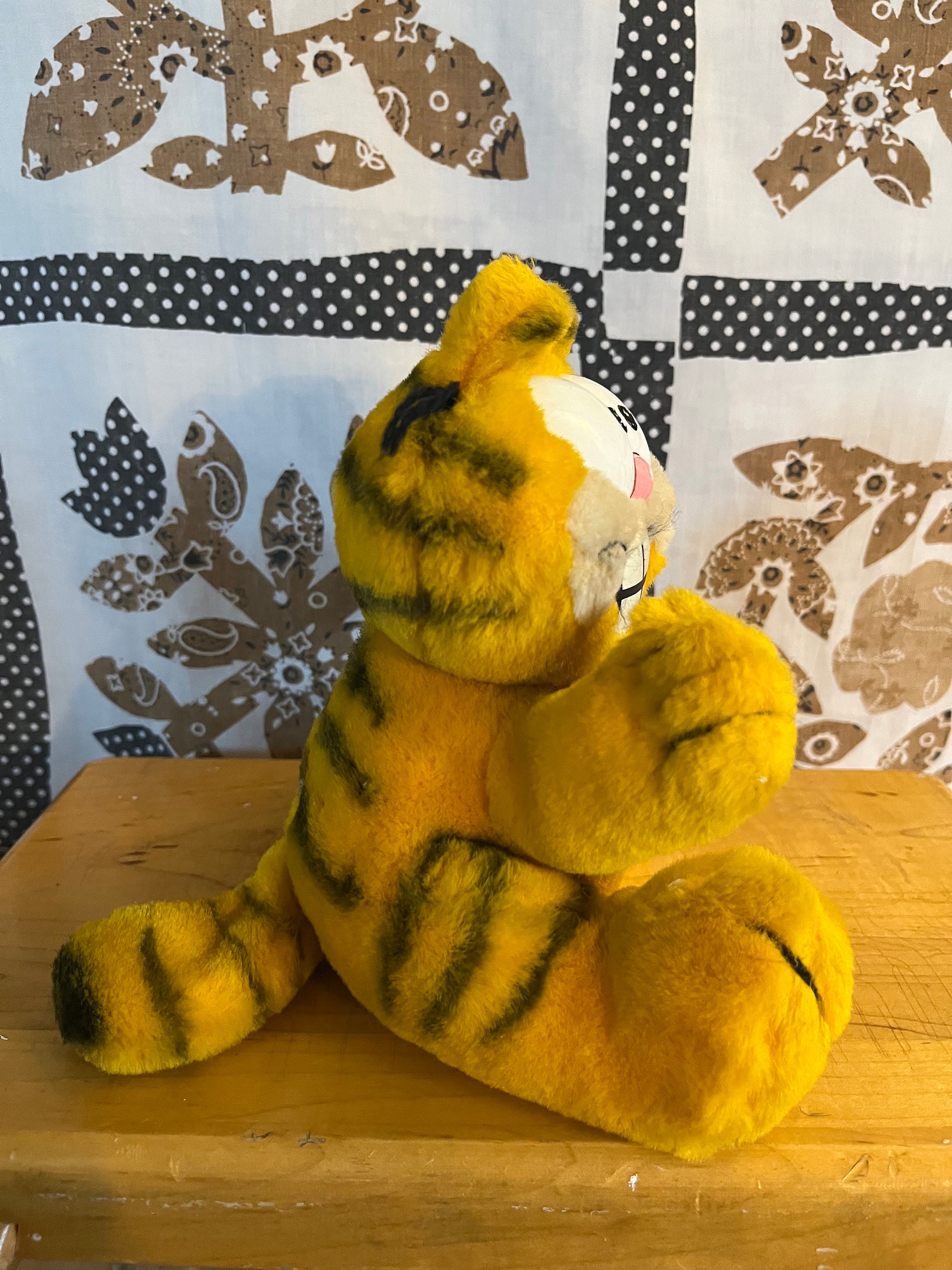 Vintage 1970s Garfield Plush Stuffed Animal Garfield - Etsy