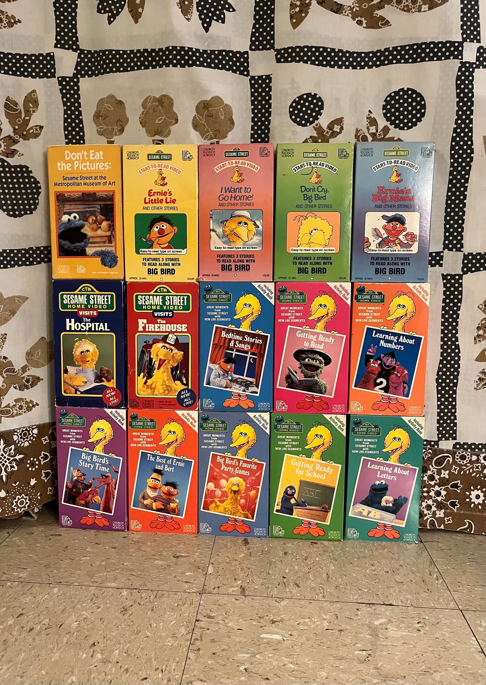 Vintage Sesame Street VHS Big Bird Kids Childrens Education Learning ...