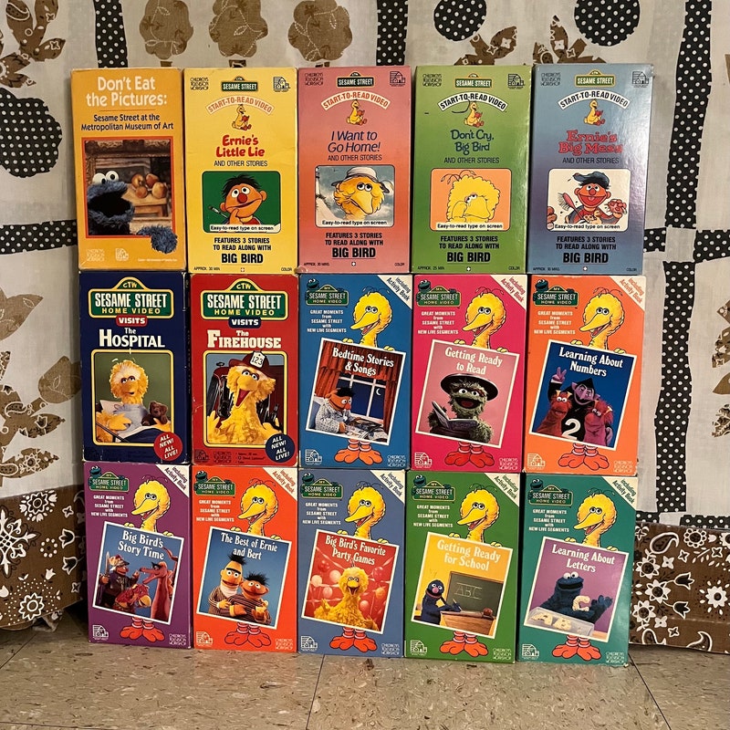 Sesame Street Vhs - Etsy