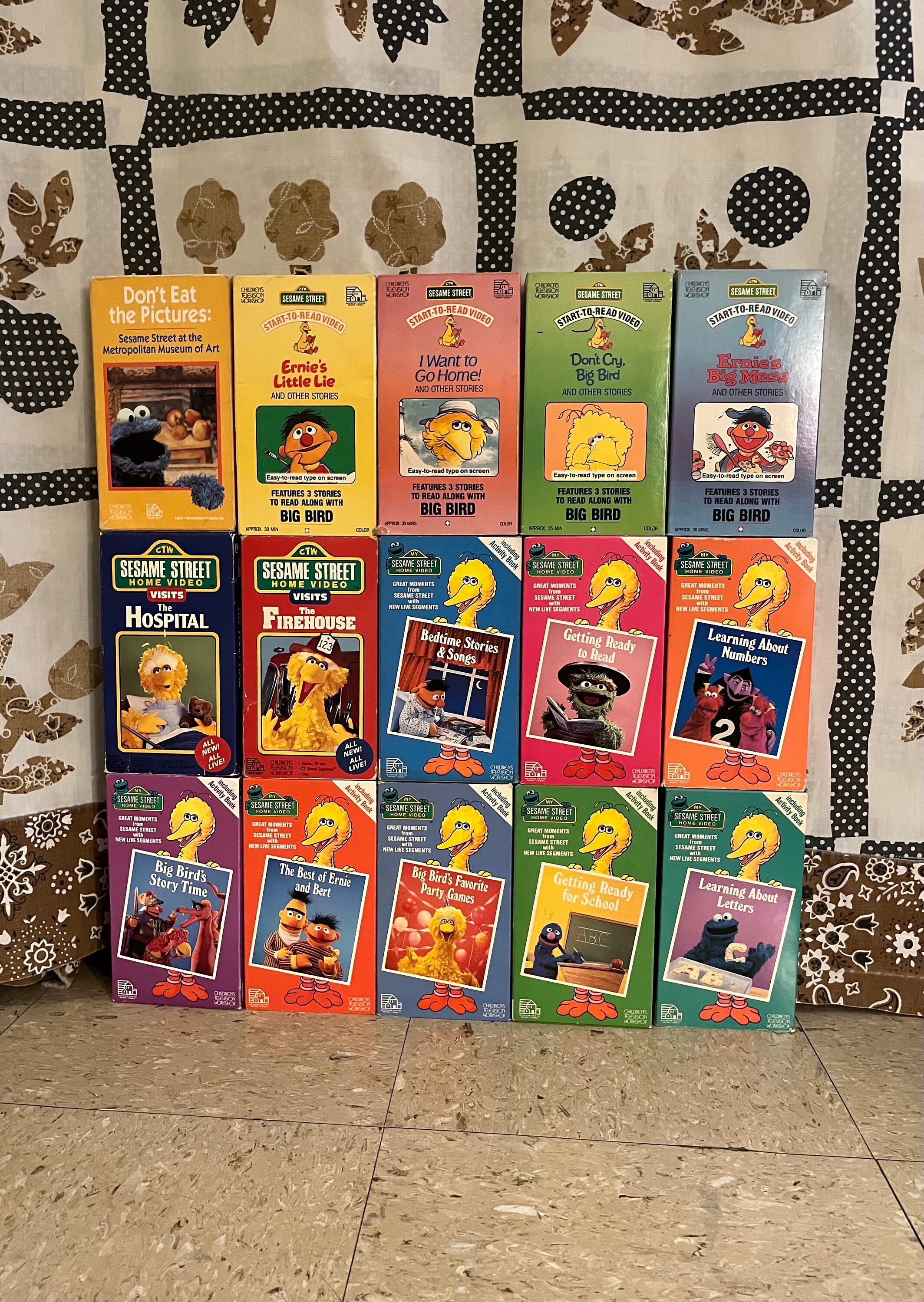 Vintage Sesame Street VHS Big Bird Kids Childrens Education Learning ...