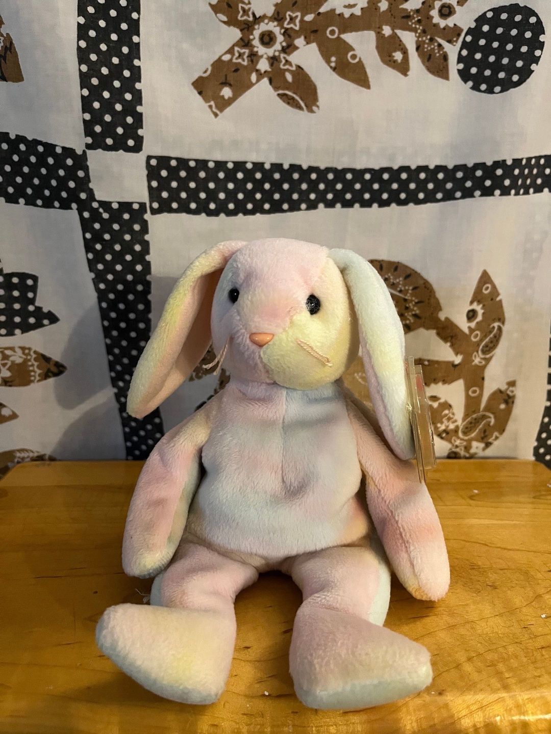 Ty Beanie Baby Hippie the Tie Dye Bunny Rabbit Cute Original - Etsy