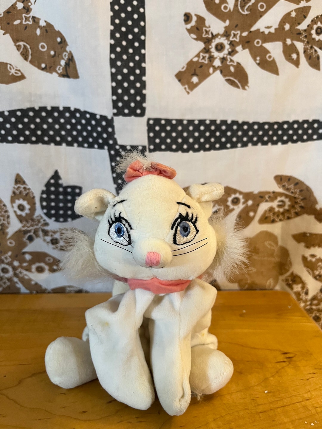 Vintage 1990s Disneys Aristocats Marie Plush Cute Cat Kitten Etsy