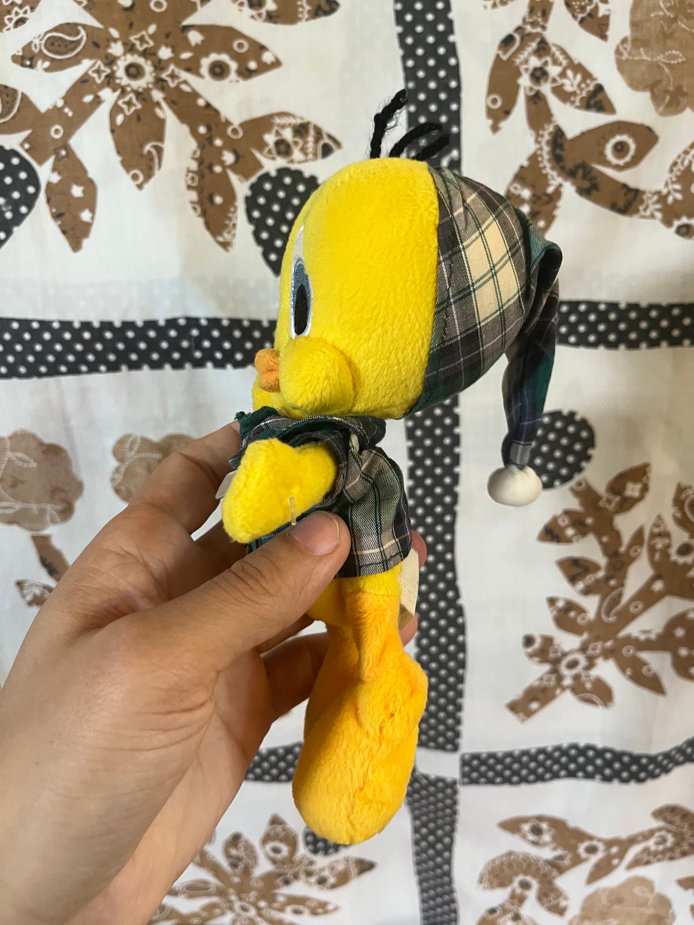 Tweety Bird Pjs Plush Beanie Pajama, Looney Tunes Vintage 90s ...