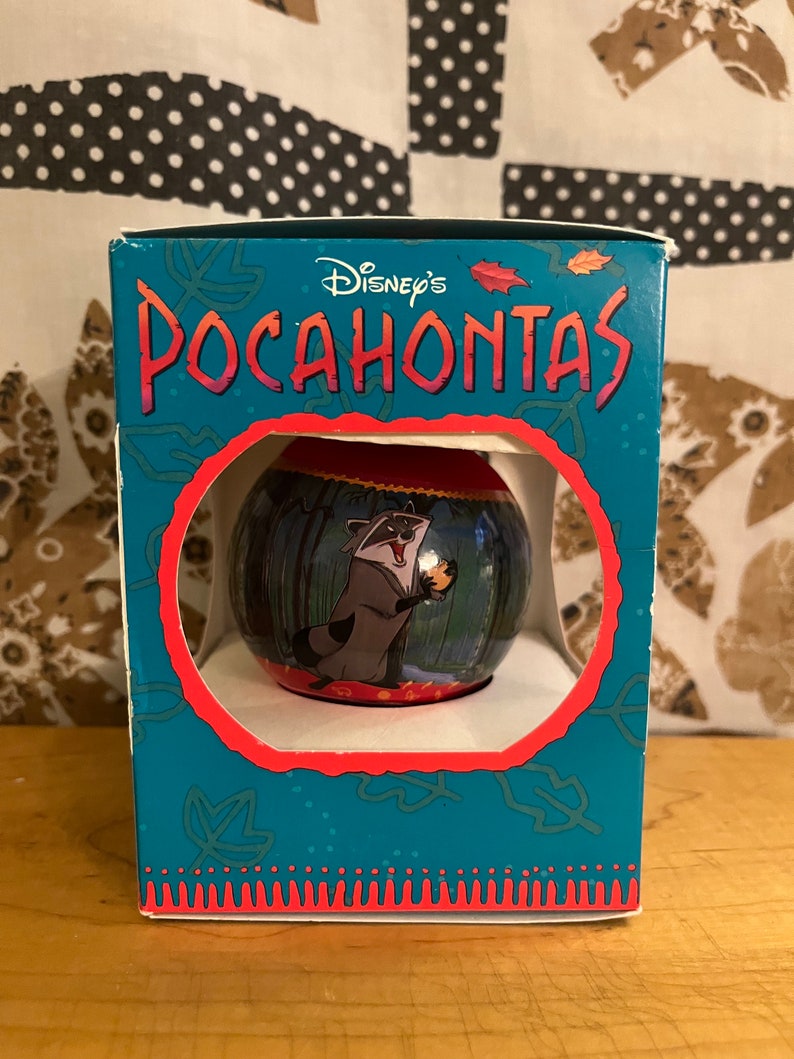 Pocahontas Christmas Ornament for Tree, Vintage Disney Ornament ...