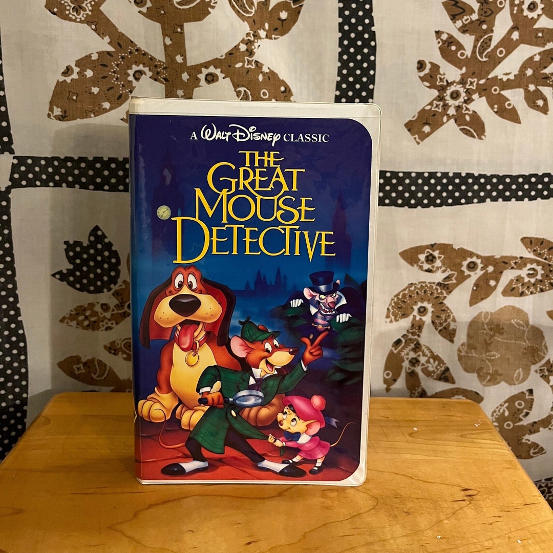 The Great Mouse Detective VHS Movie Black Diamond Rare Vintage 1990s ...
