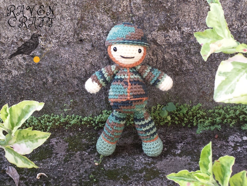 Army Soldier Crochet Pattern - Etsy