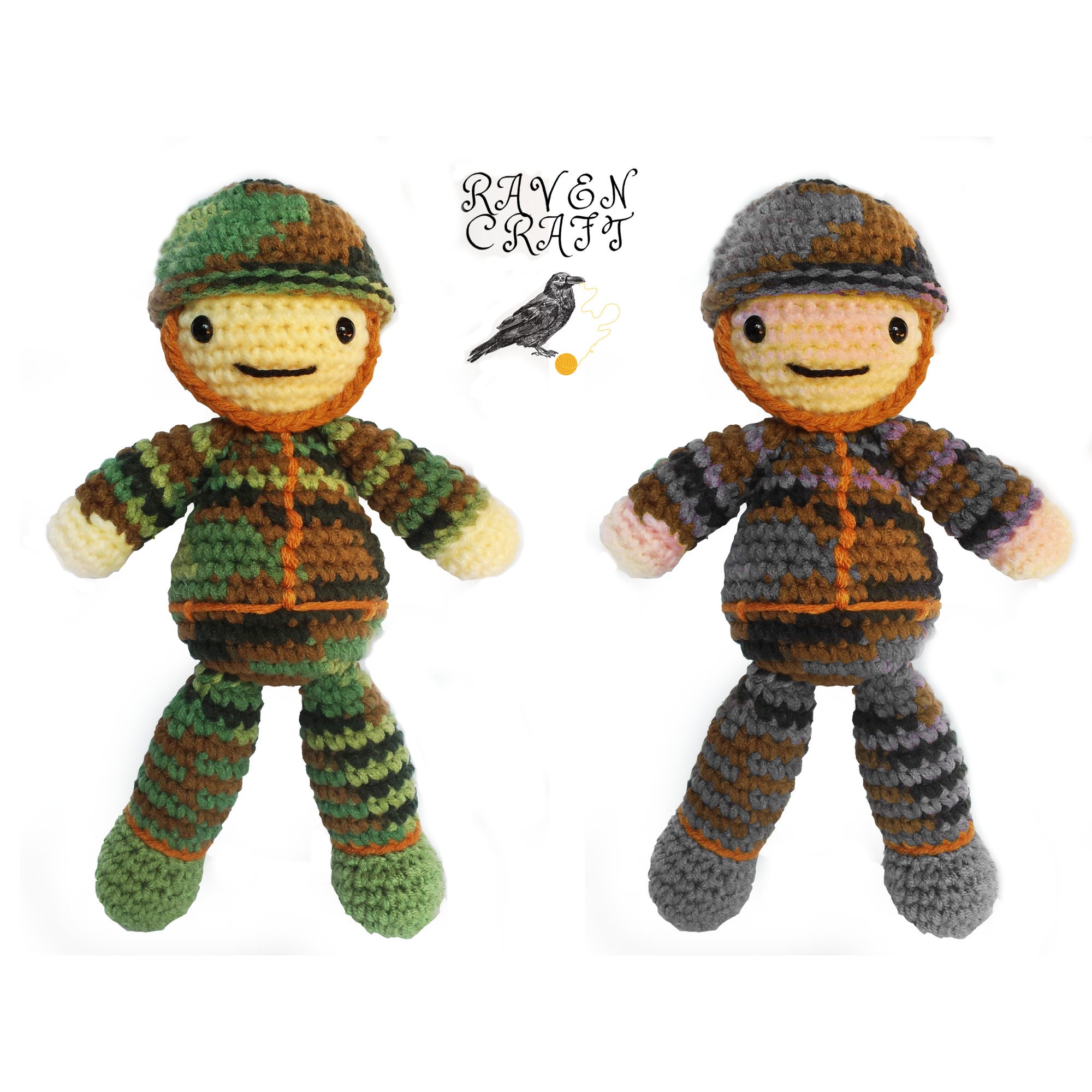 Army Soldier Crochet Pattern - Etsy