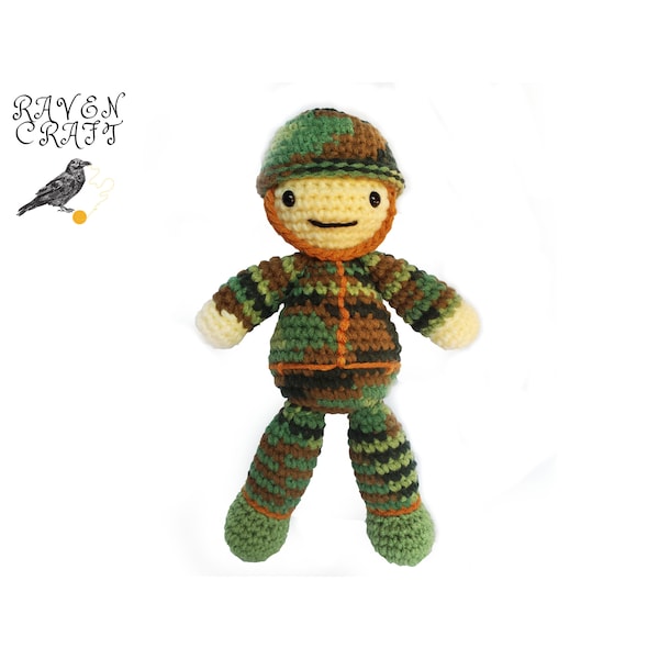 Army Soldier Crochet Pattern - Etsy