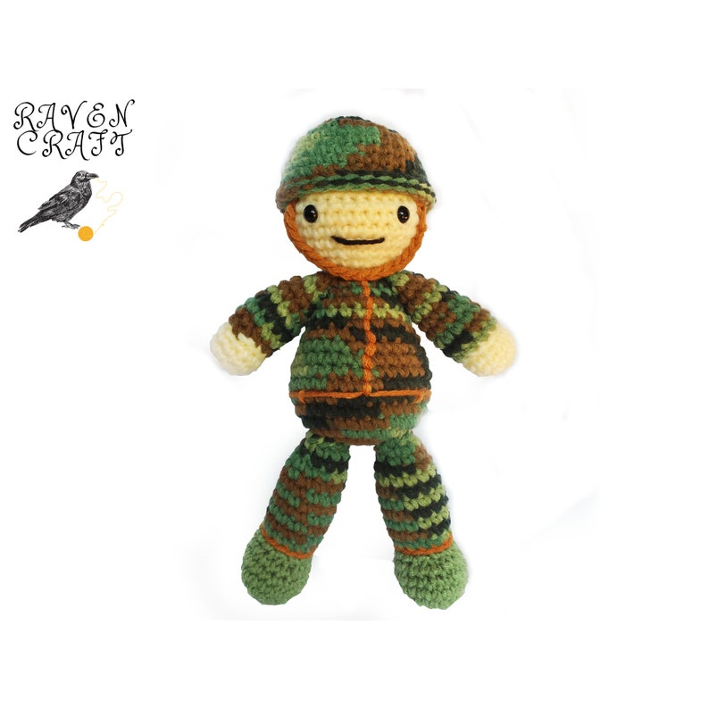 Army Soldier Crochet Pattern - Etsy