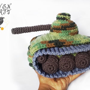 Crochet Army Tank Toy Pattern Only - Etsy