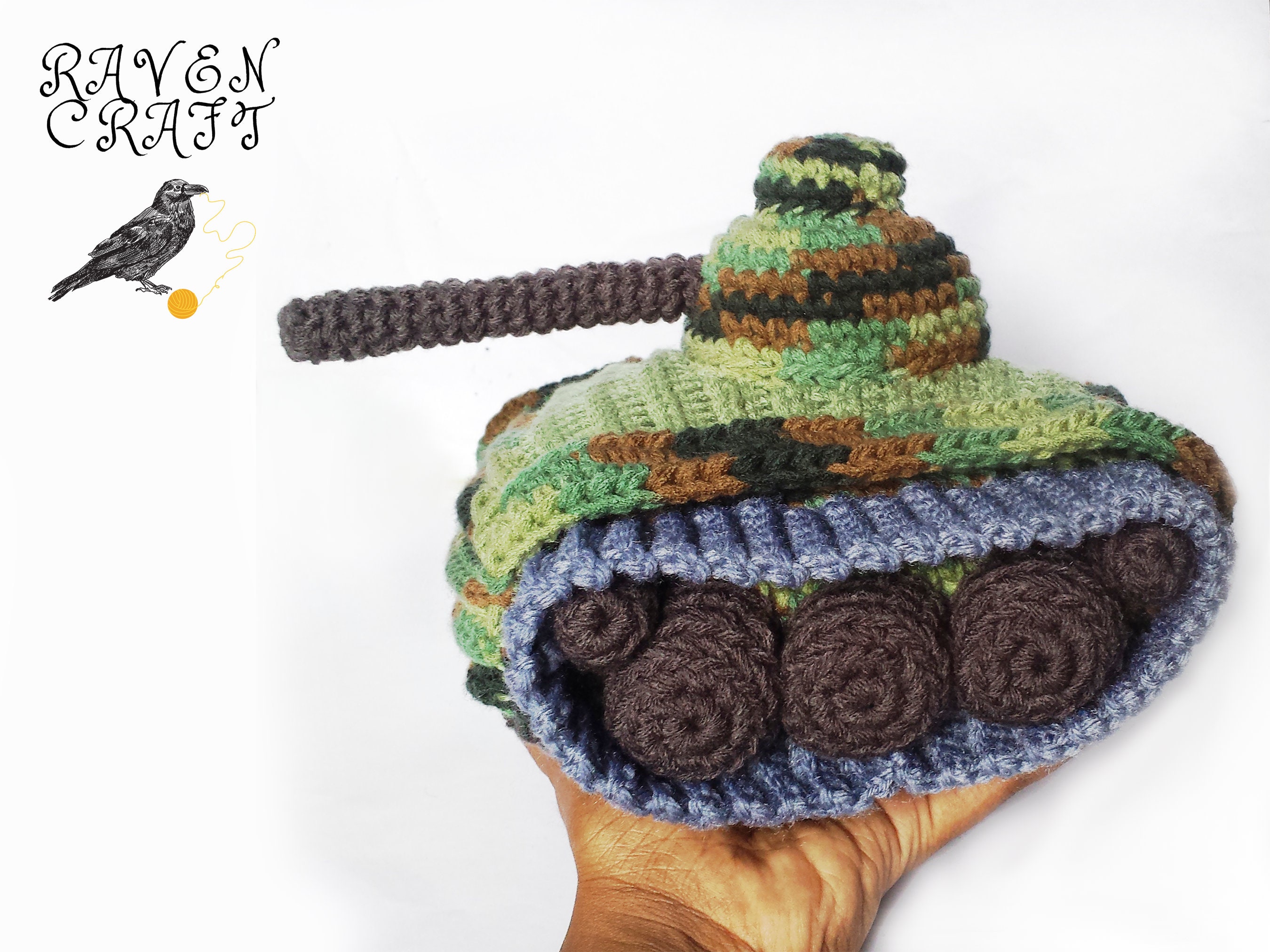 Crochet Army Tank Toy Pattern Only - Etsy