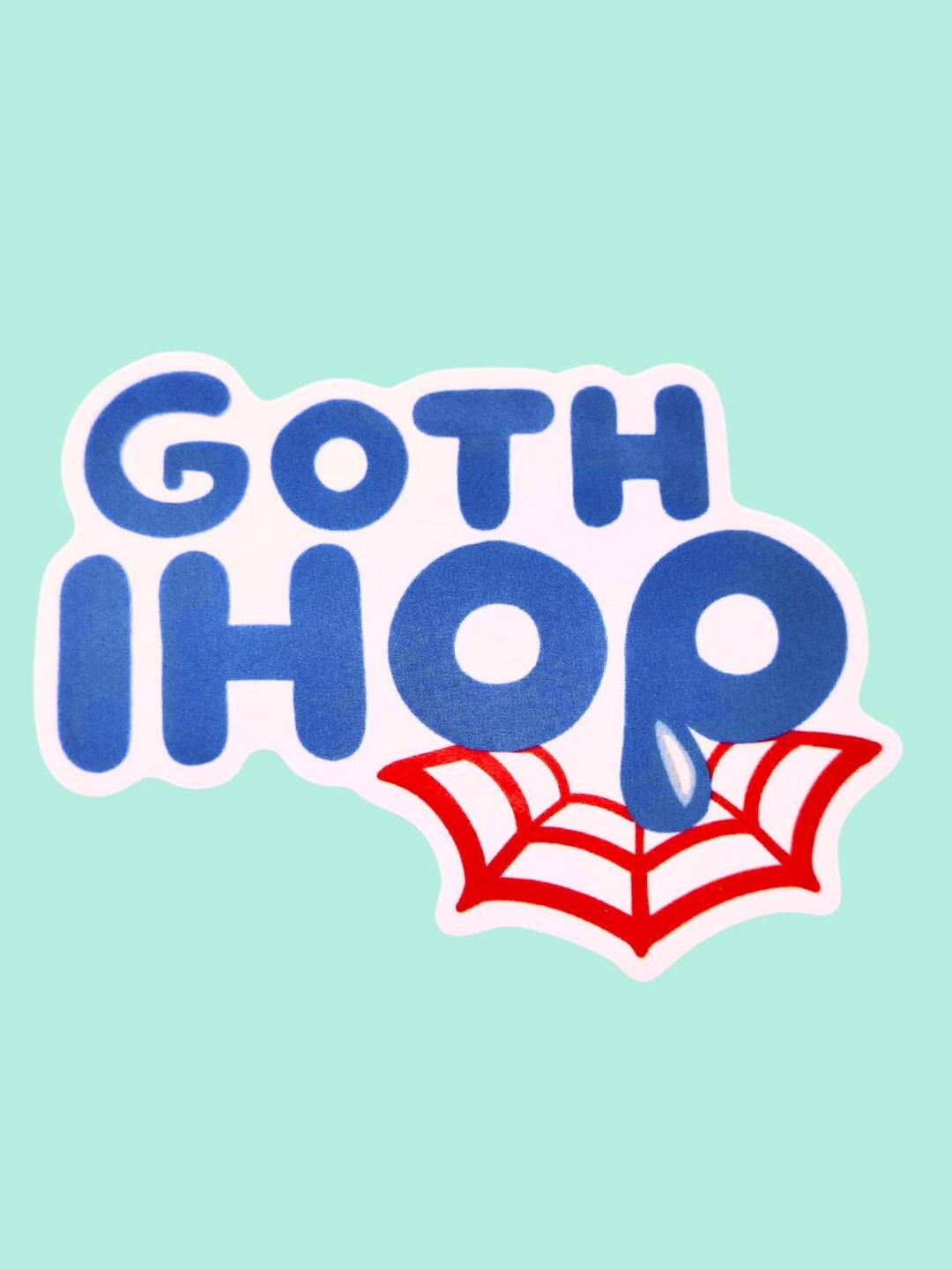 Parody Goth IHOP Sticker - Etsy
